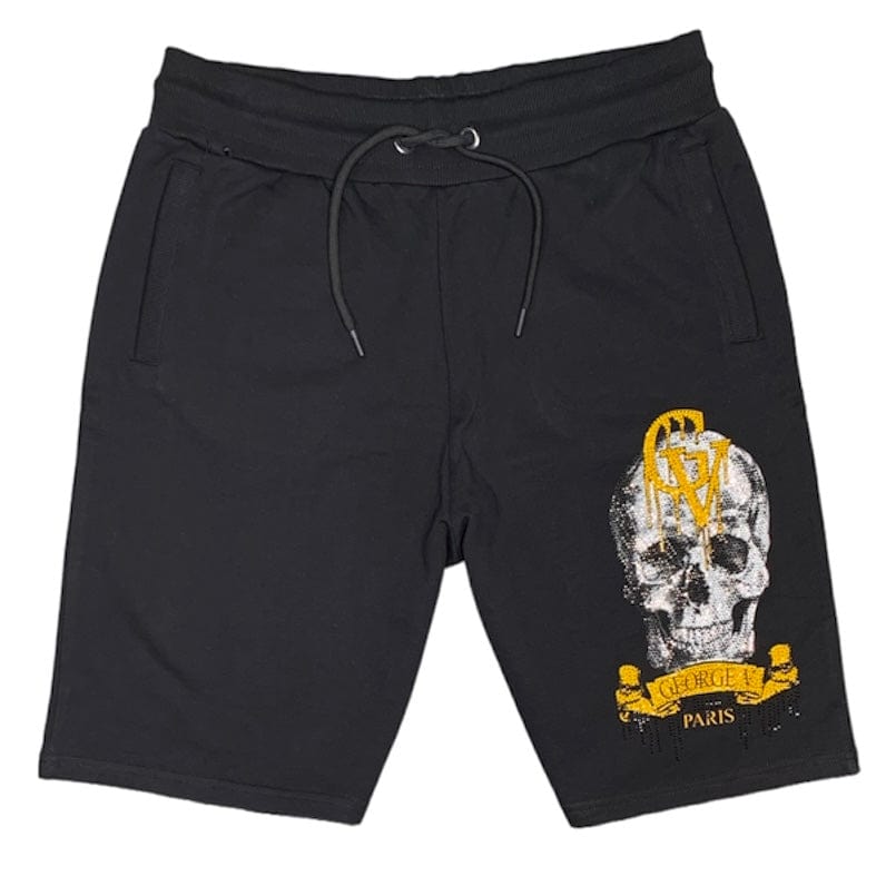 George V Logo Skull Short (Black) - GV-2249 – City Man USA