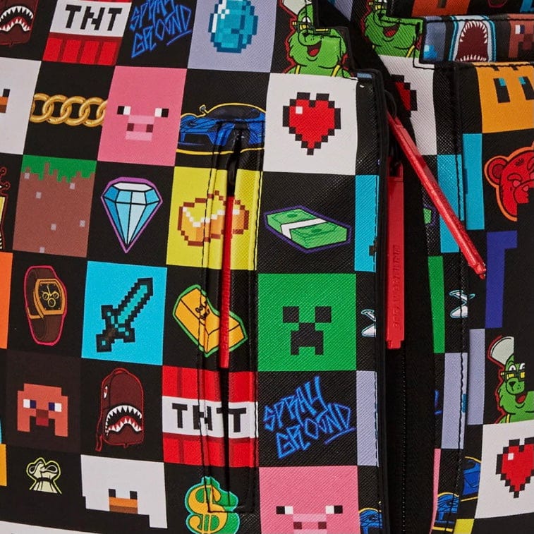 Sprayground Minecraft Ultimate Creative Mode Backpack – City Man USA