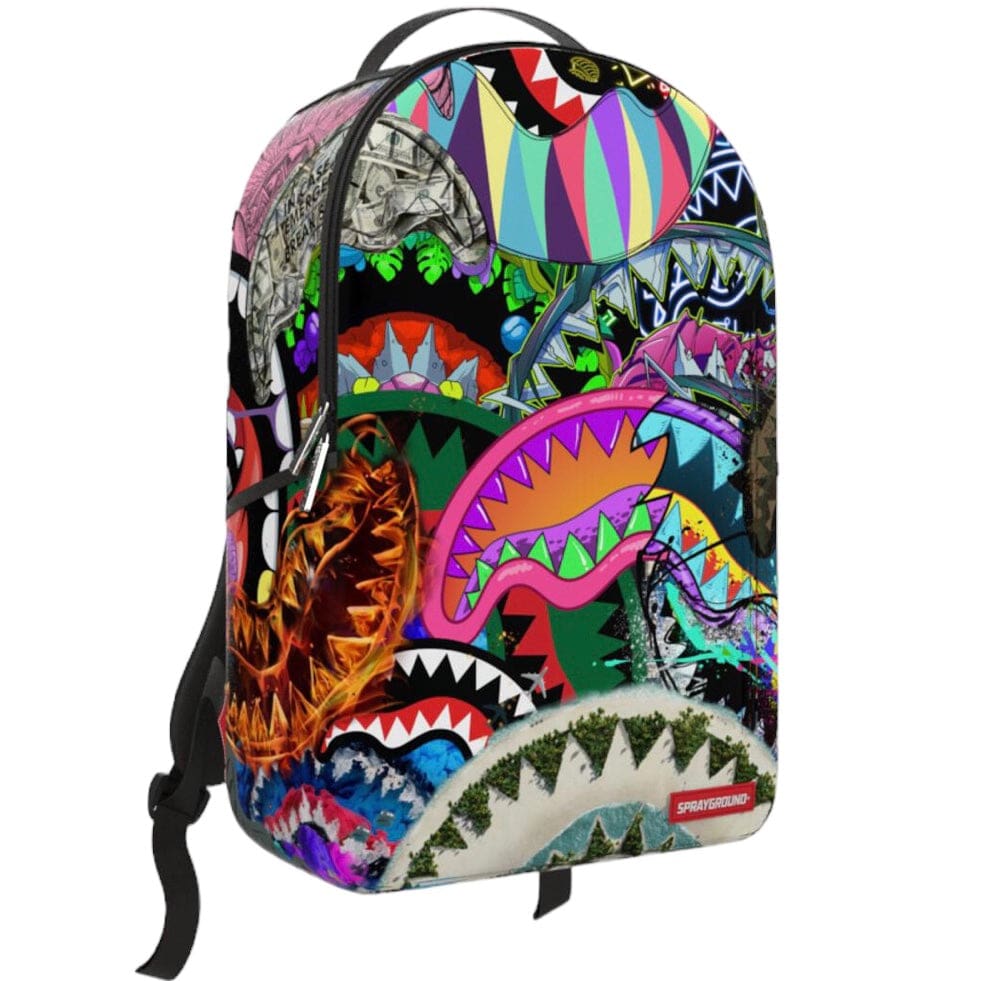 Sprayground Can't Stop The Shark DLXSR Backpack – City Man USA